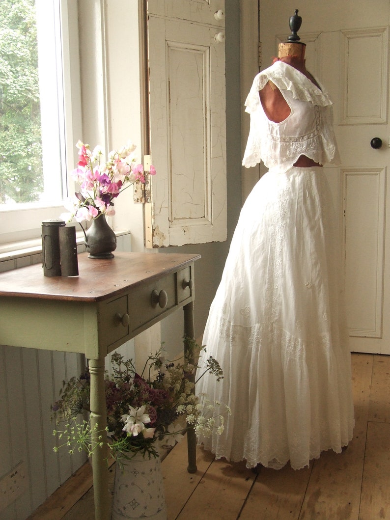 Antique Edwardian Summer's Outfit, 2 Piece Ensemble. - Etsy