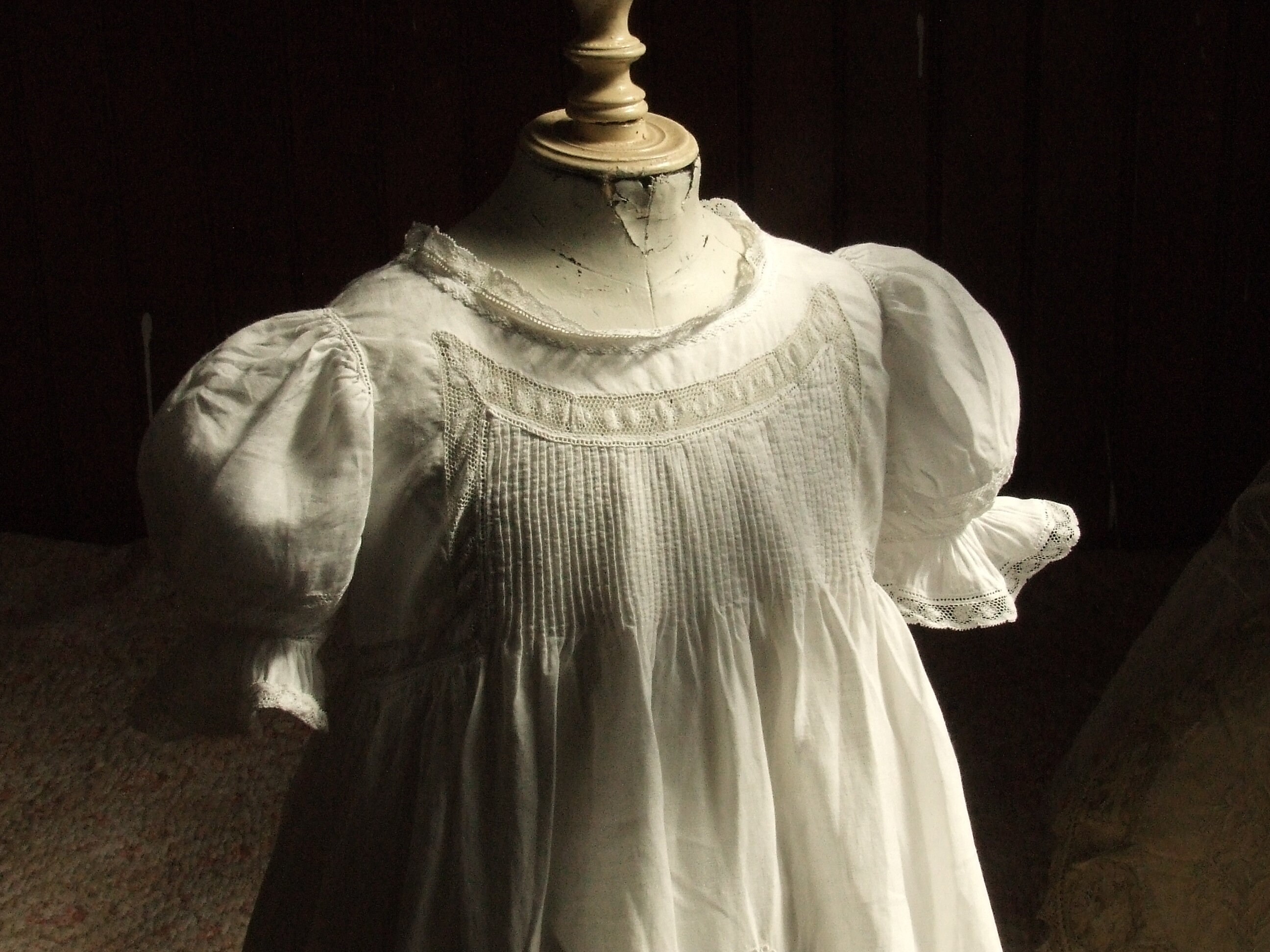 Victorian Young Girl's Dress Batiste Lace and Lots of - Etsy