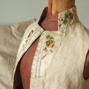 Antique Late Baroque, Rococo, Original 18th Century Silk Gents ...