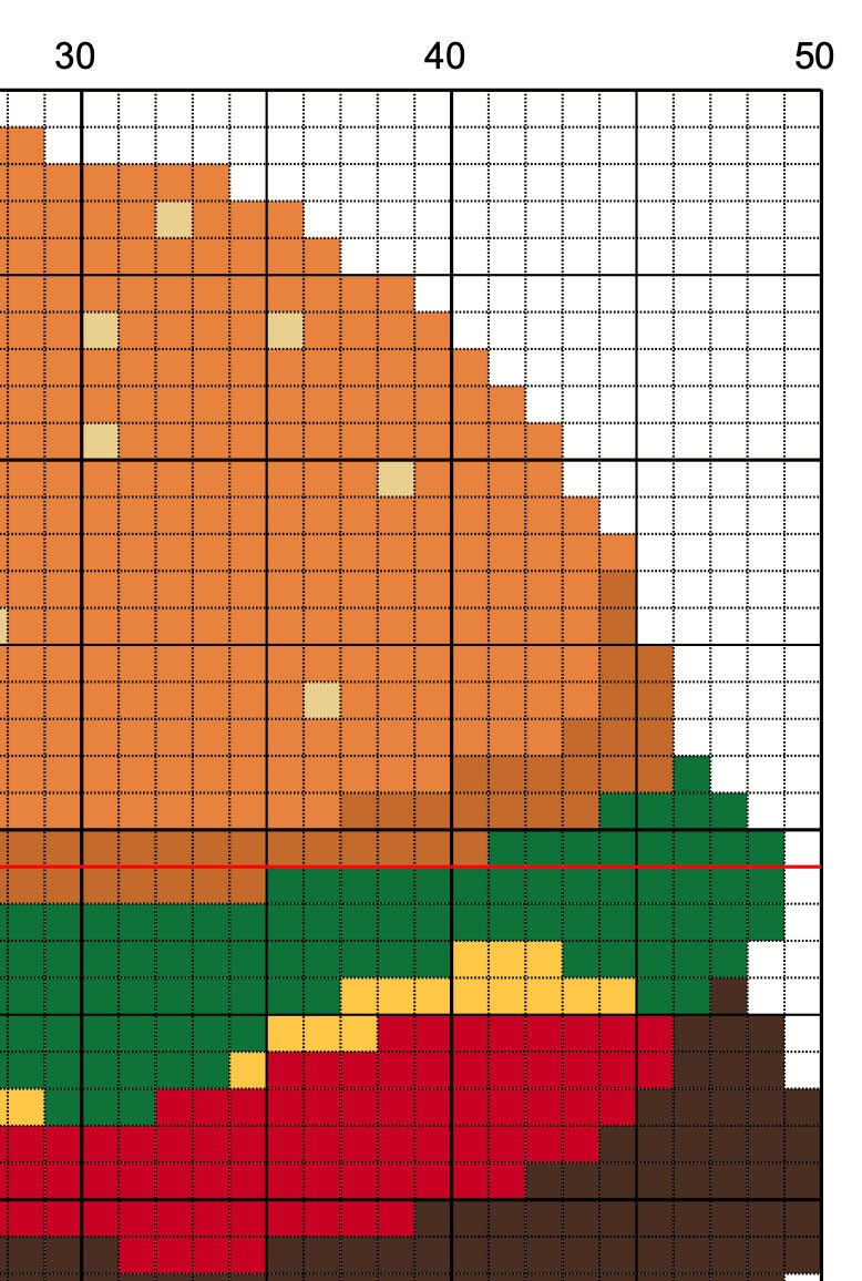 MINI FAST FOOD Cross Stitch Patterns, Set of 3, Modern Cross Stitch ...