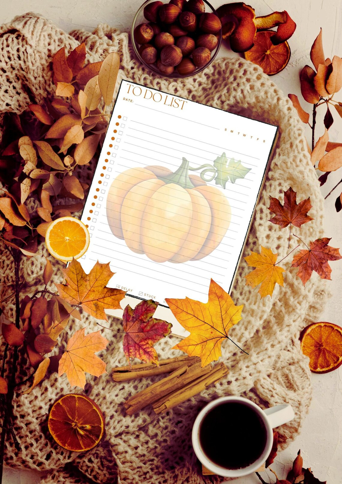 Fall Autumn Printable Planner Printable Fall Planner Fall Printables ...