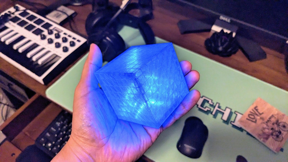 Tesseract Cosmic Cube - 3D Printed - Etsy