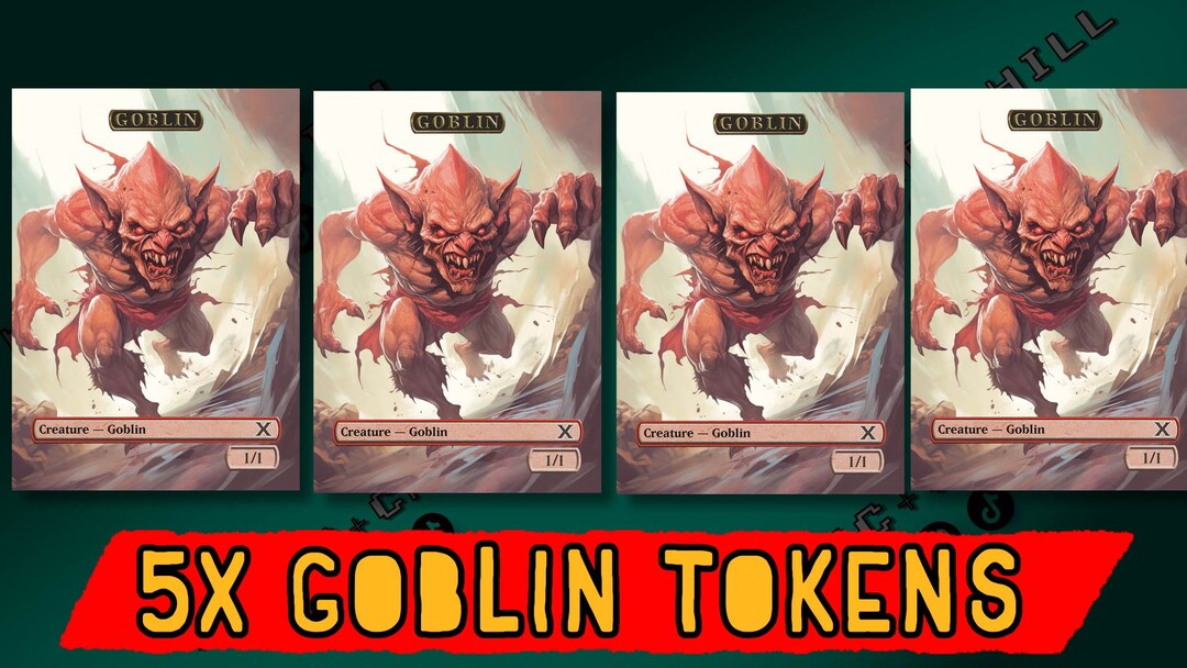 Goblin Tokens Pack MTG Goblin Tokens Alternate Art - Etsy