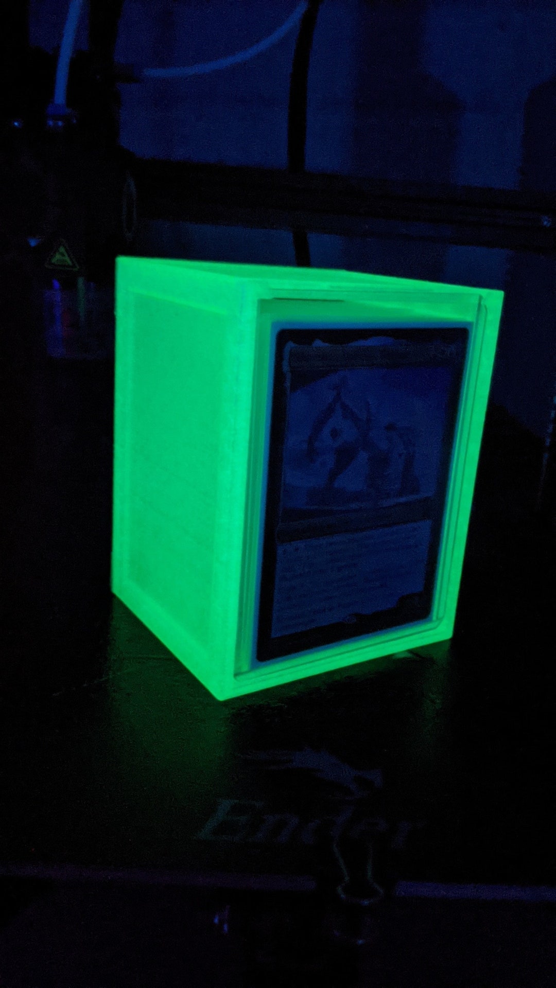 Green Glow-in-the-dark Commander Box - Etsy