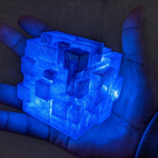 3d Printed Tesseract - Etsy