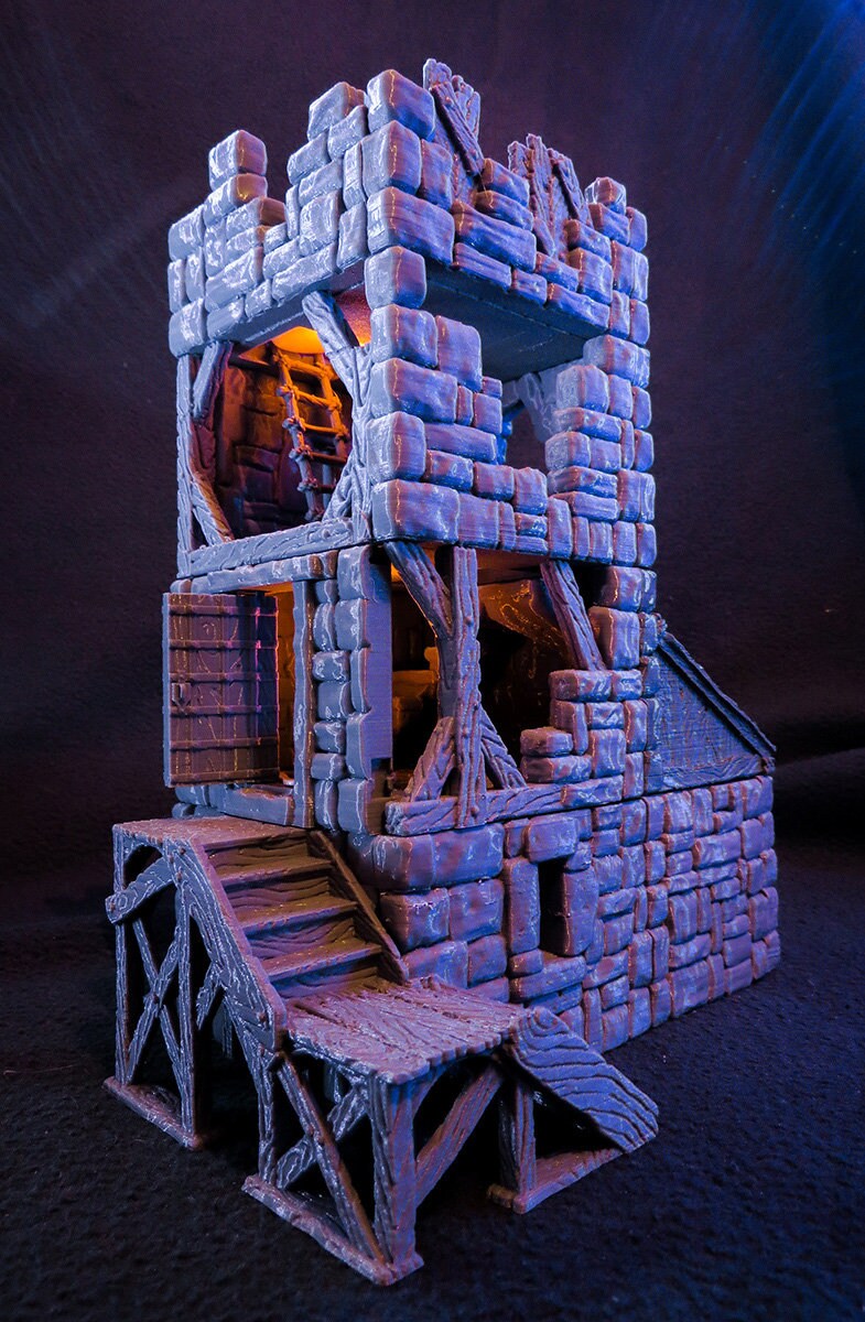Watchtower Black Scrolls Games City of Tarok Wargaming - Etsy