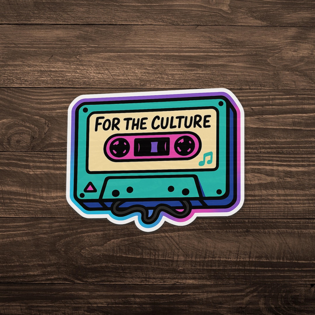 Retro Mixtape Sticker: 80s 90s Cassette Tape Vinyl Decal - Etsy