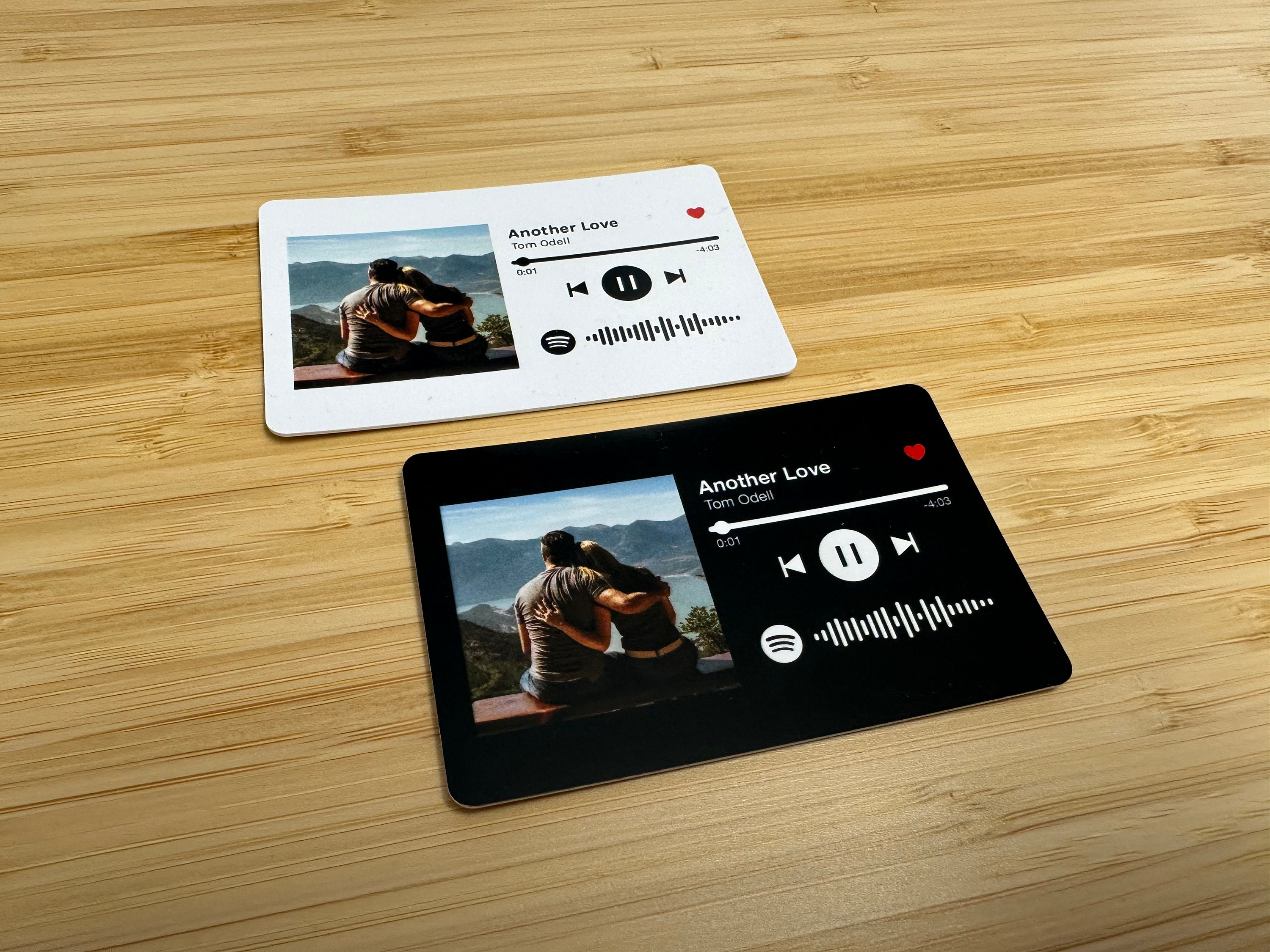 Plastic Card With Photo and Song, Scan Music, QR Code, Share Music ...