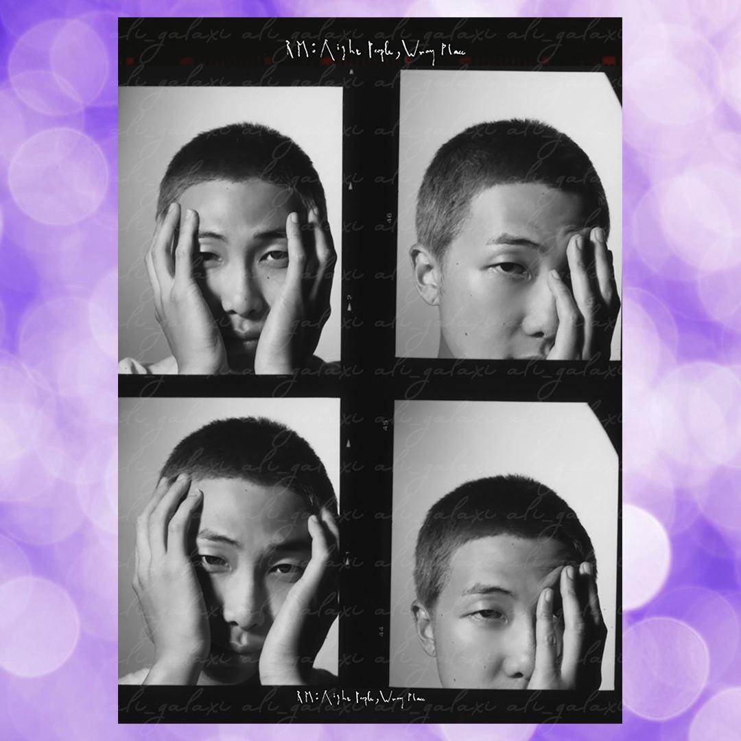 Metallic, Shimmer, BTS, Bangtan, Namjoon, RM, Right People, Wrong Place, Rpwp, Rolling Stone ...