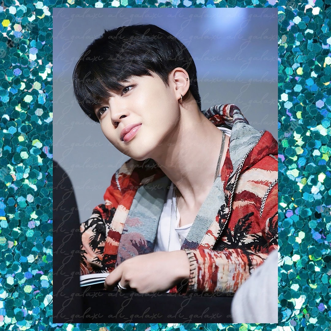Metallic, Shimmer, BTS, Bangtan, Jimin, Fire, Fansign, Print, Art Print ...