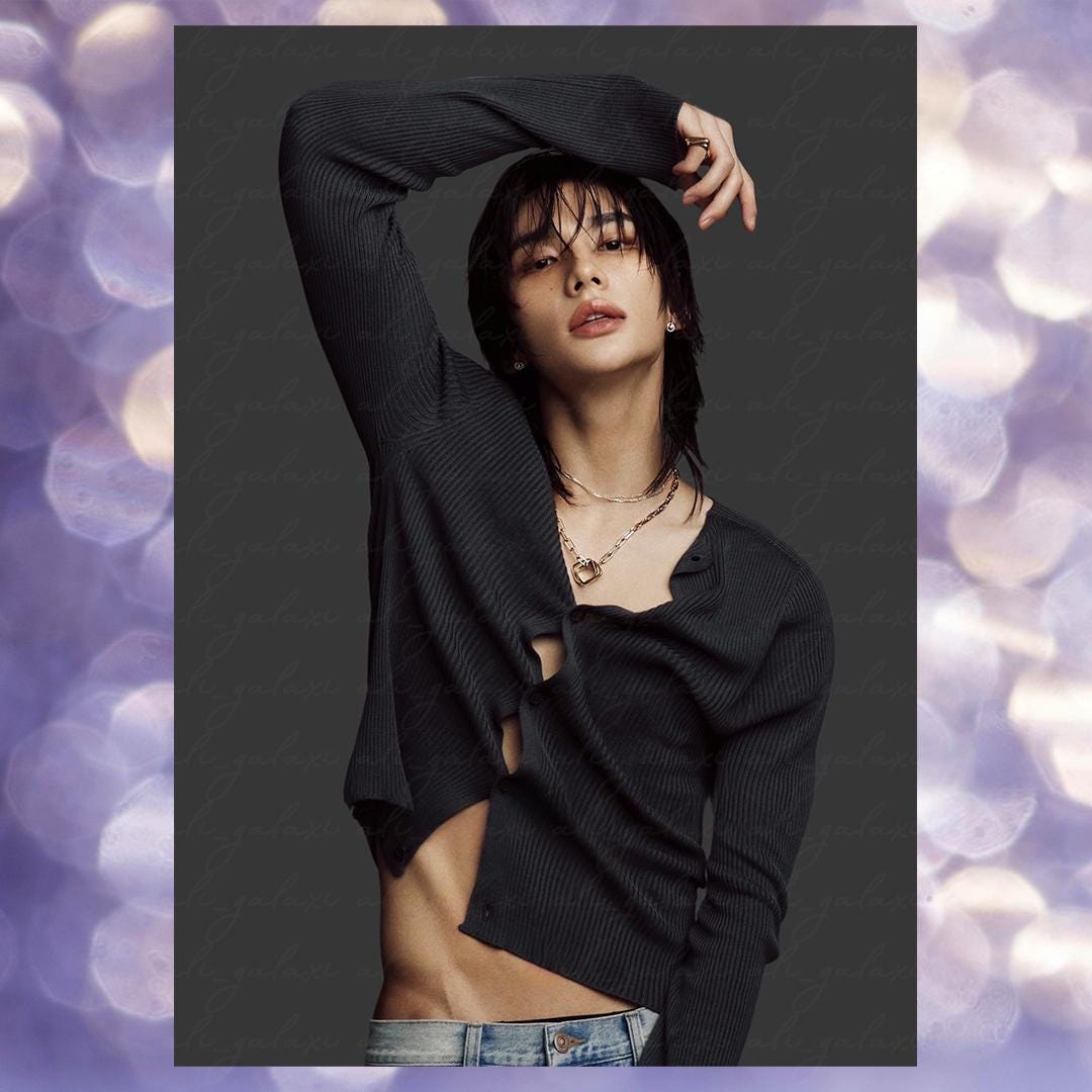 Metallic, Shimmer, Stray Kids, SKZ, Hyunjin, Esquire, Korea, House ...