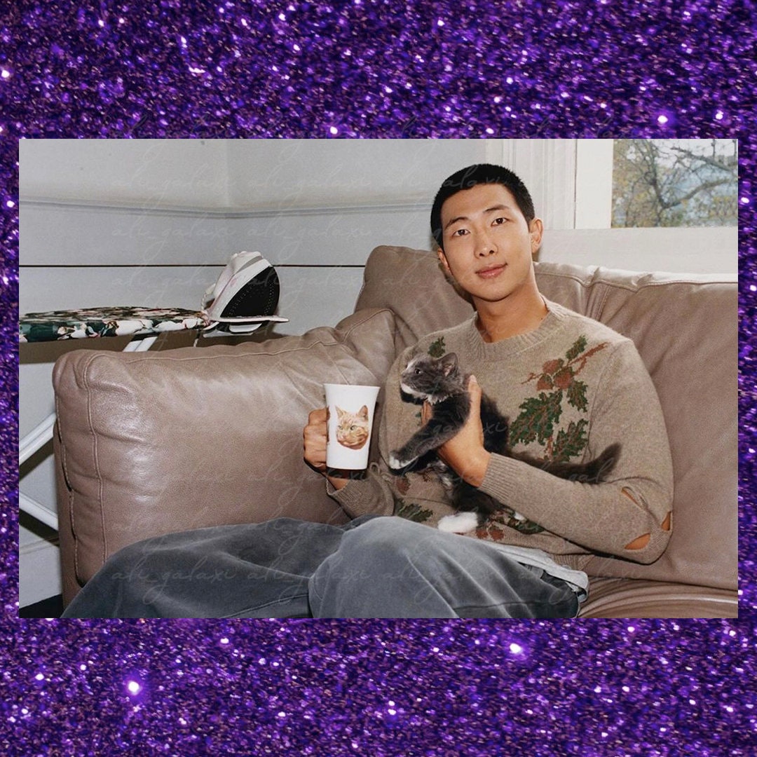 Metallic, Shimmer, BTS, Bangtan, Namjoon, RM, Right Place, Wrong Person, Rpwp, Print, Art Print ...