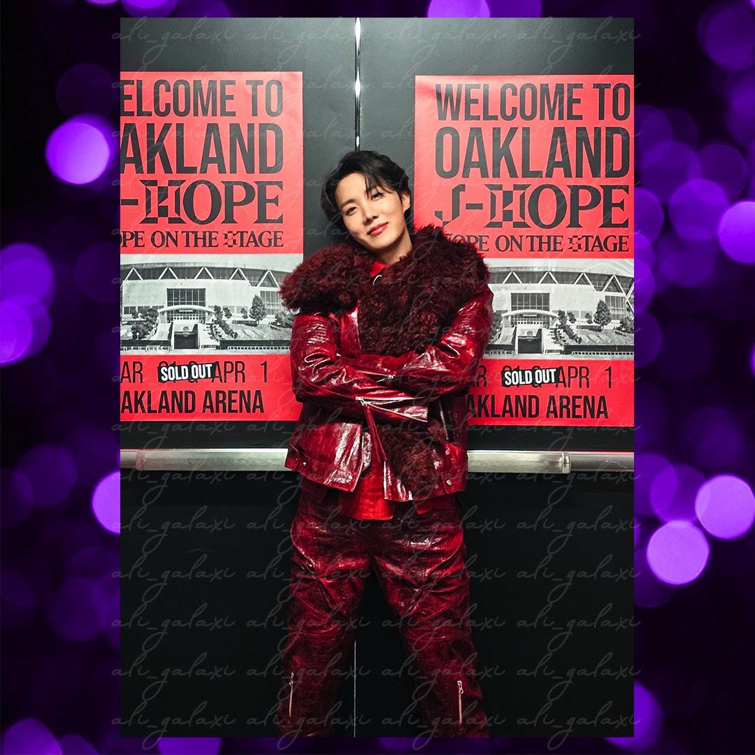 Metallic, Shimmer, J-hope, Hobi, Hope, on the Stage, Oakland, Los ...