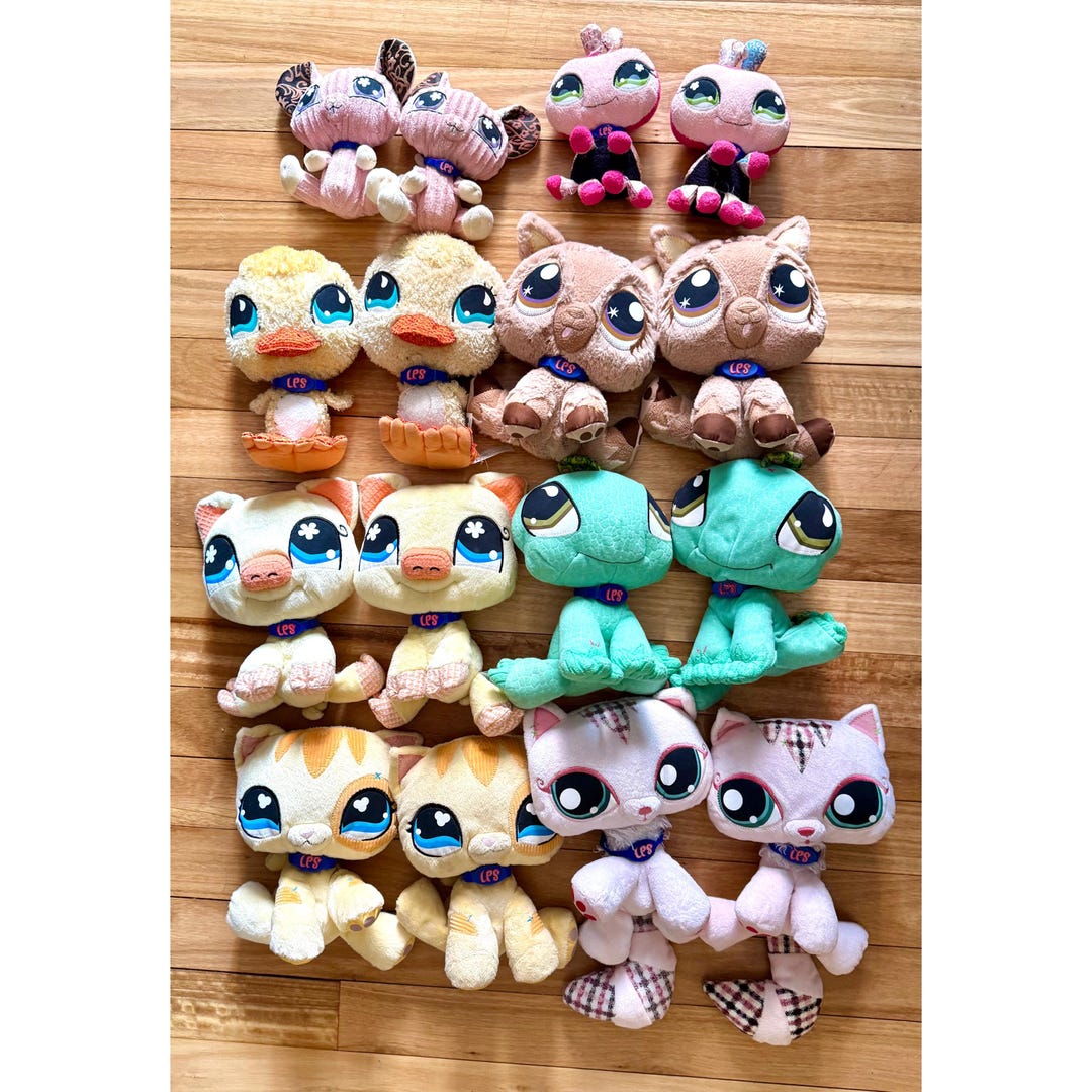 Lps PLUSHIES! Littlest Pet Shop Stuffed Animals - Etsy