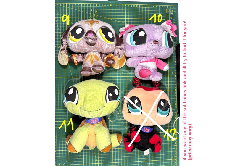 Lps PLUSHIES! Littlest Pet Shop Stuffed Animals - Etsy