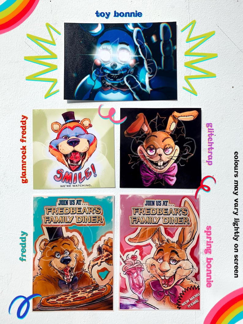 FNAF PRINT Five Nights at Freddy’s Poster (A4/A5) - Security Breach ...