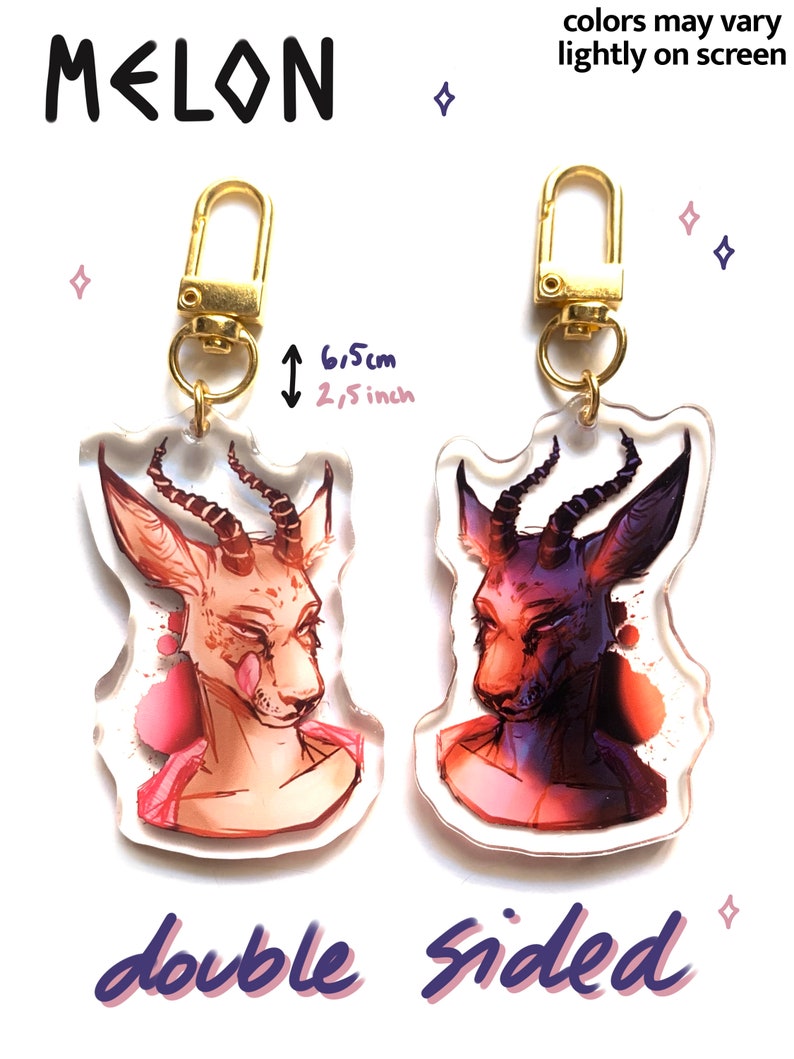 Beastars Acrylic Charm Keychain Double Sided Epoxy Llavero - Etsy