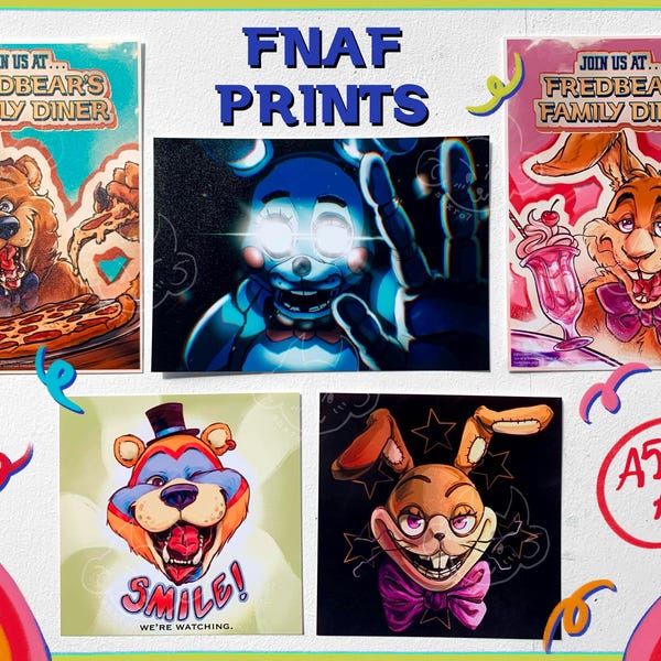 Five Nights at Freddy';s Posters - Etsy