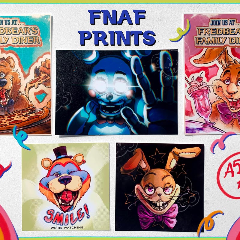 Five Nights at Freddy Poster - Etsy