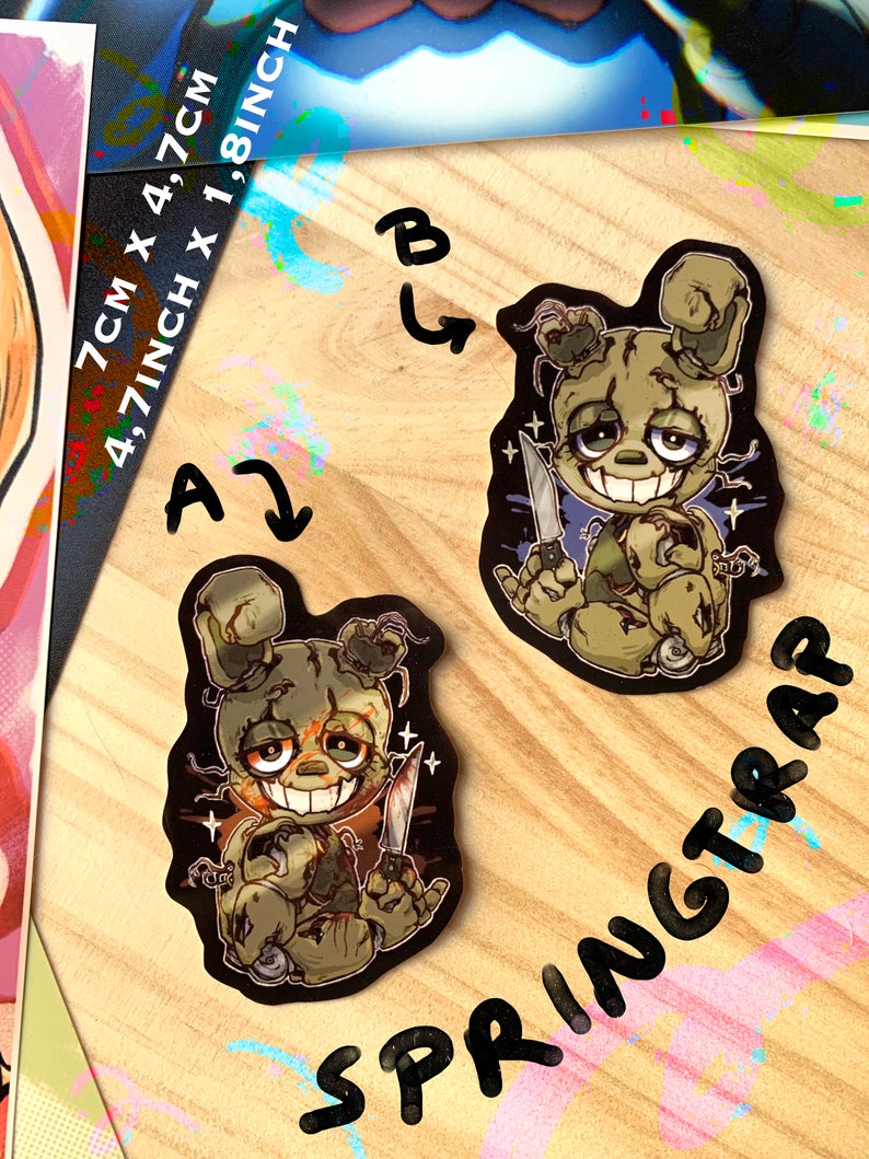 FNAF Stickers Five Nights at Freddy's Security Breach - Etsy