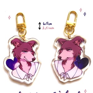 Beastars Acrylic Charm Keychain Double Sided Epoxy - Beastars Acrylic ...