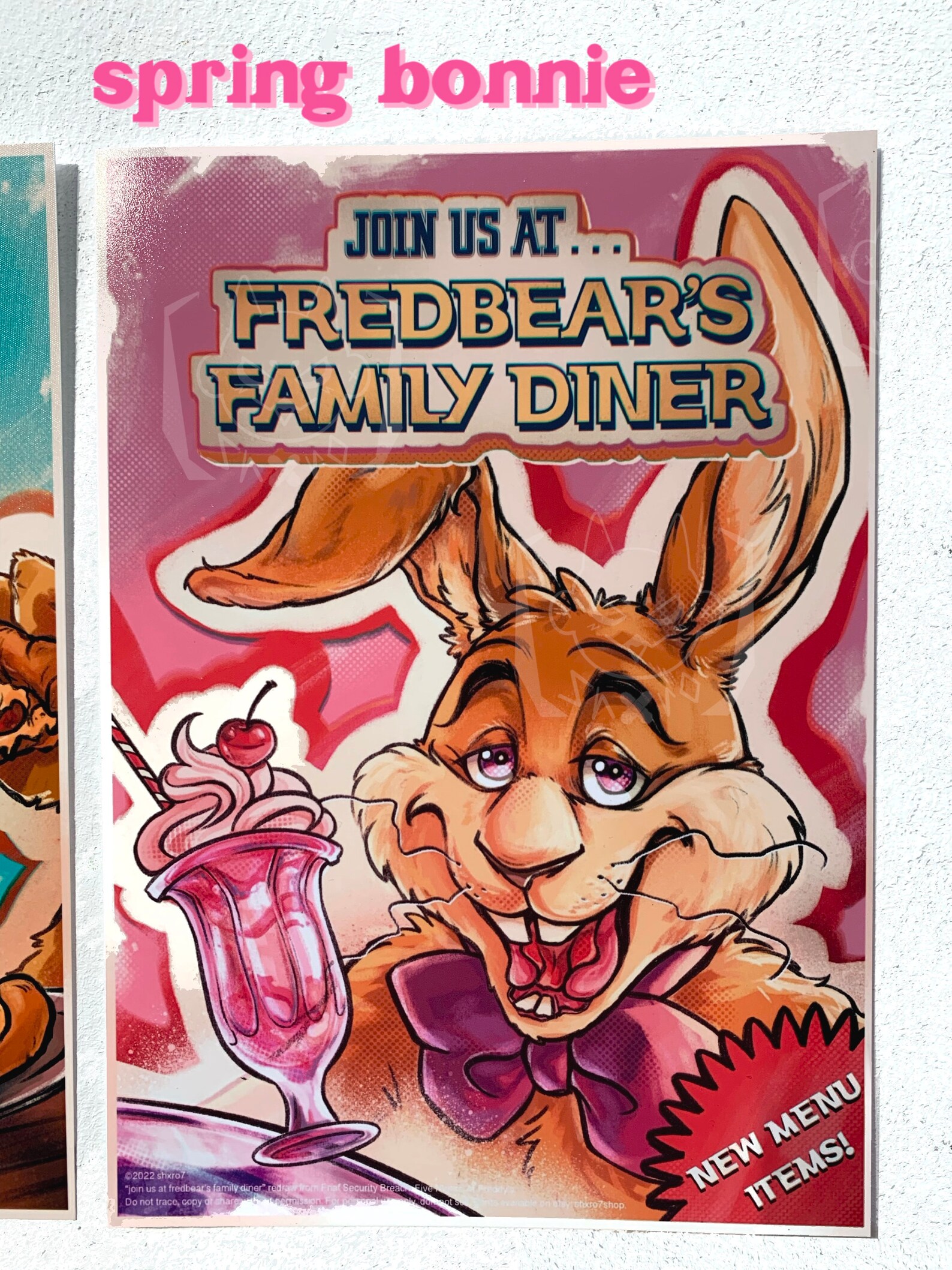 FNAF PRINT Five Nights at Freddy's Poster A5 Security - Etsy