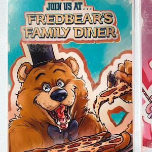FNAF PRINT Five Nights at Freddys Poster A5 Security Breach Freddy ...