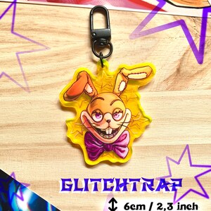 FNAF KEYCHAINS Five Nights at Freddy's Security Breach Glamrock Freddy ...