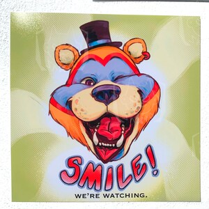 FNAF PRINT Five Nights at Freddys Poster A5 Security Breach Freddy ...