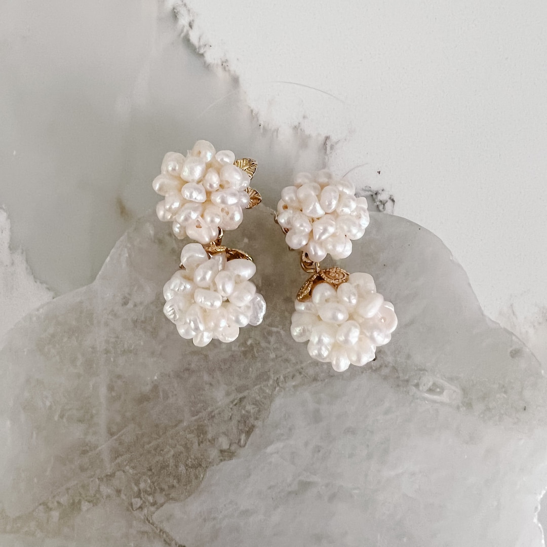 Pearl Drop Clusters - Etsy