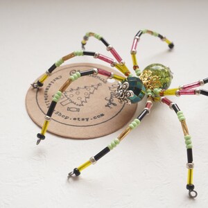Christmas Spider Christmas Tree Spider Hand Beaded Spider Christmas ...