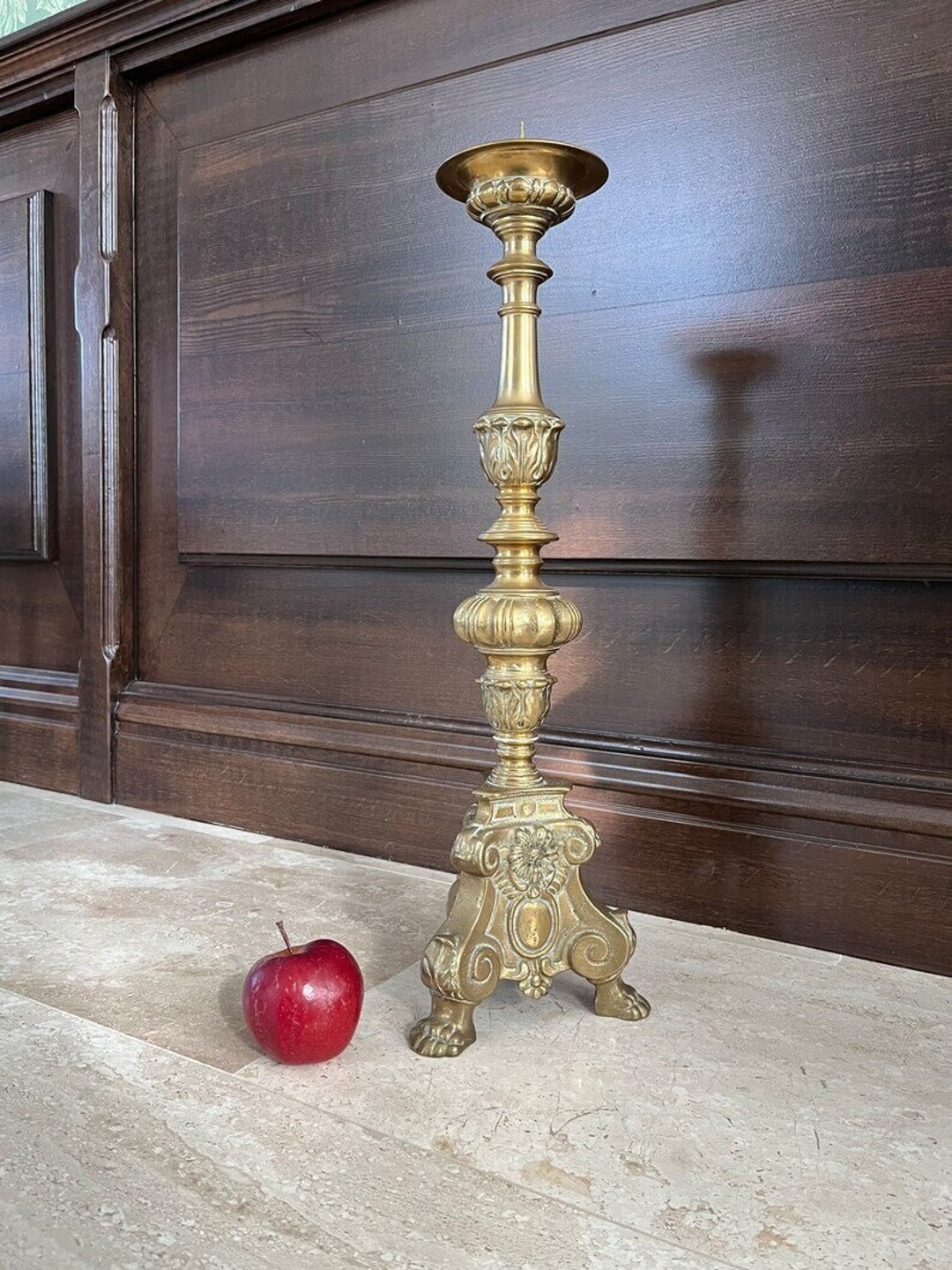 Antique, Heavy Candlestick, Candle Holder, Altar Candlestick, Church ...