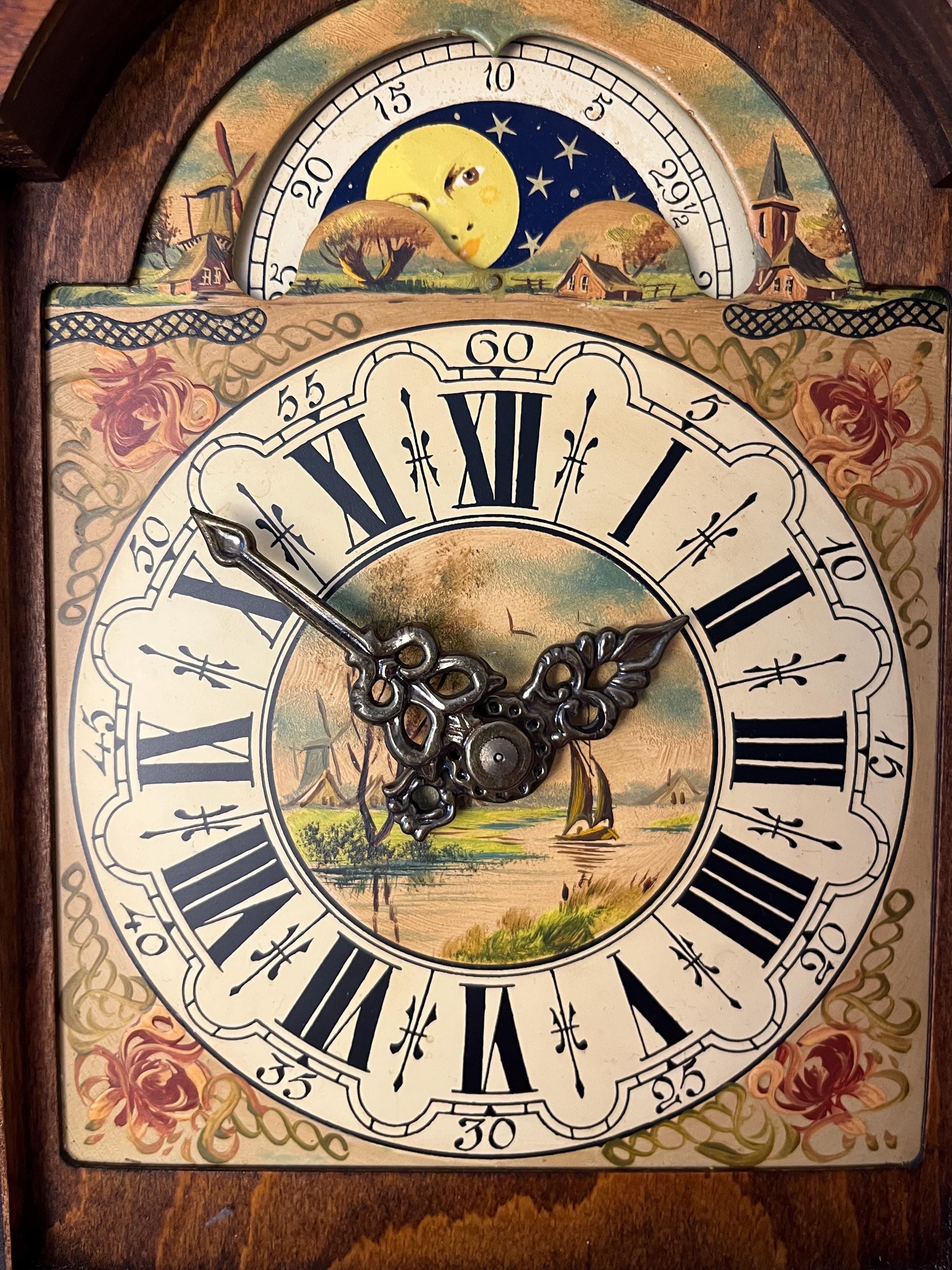 Vintage Dutch Frisian Tail Clock – 8-day Mechanical Pendulum Wall Clock ...