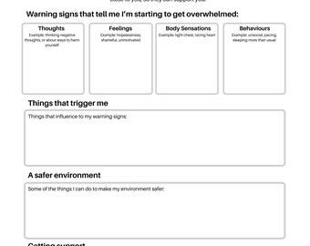 Mental Health Focused Choice Board for Youth & Students Classroom ...