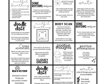Mental Health Focused Choice Board for Students | Therapy and Classroom ...