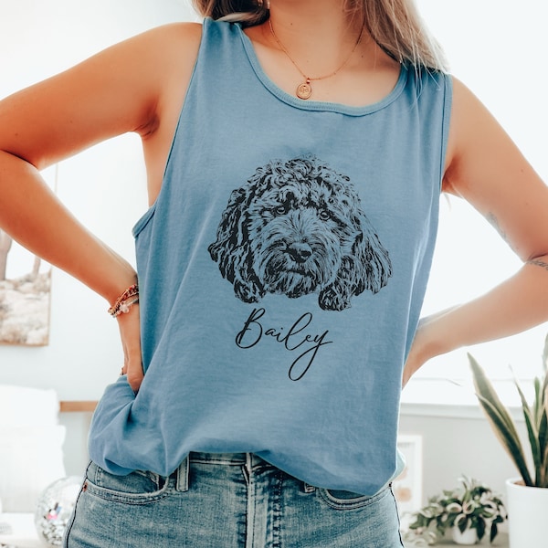 Dog Tank Top - Etsy