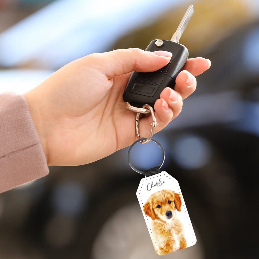 Custom Pet Keychain From Photo, Personalized Dog Keychain, Custom Dog ...