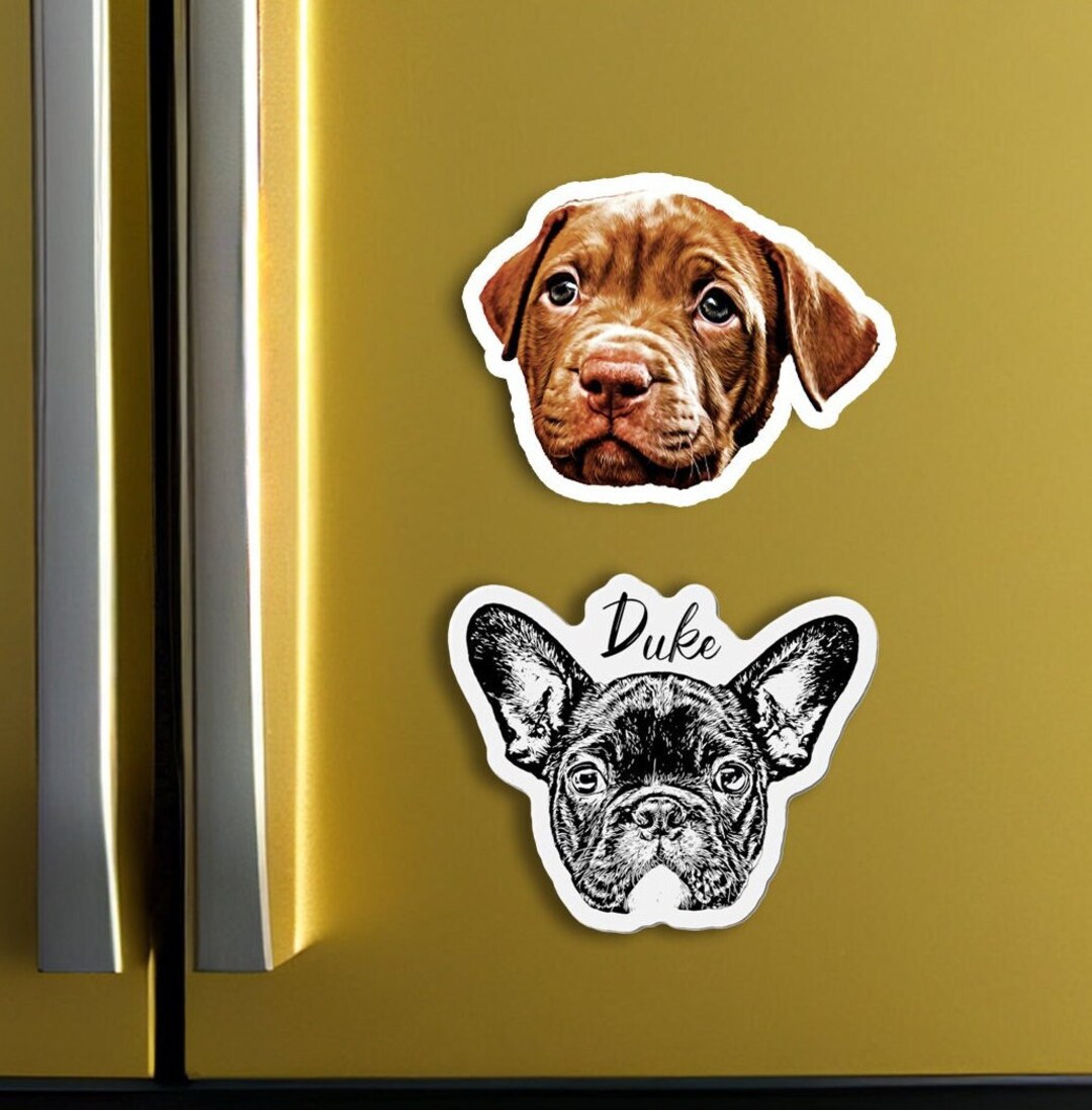 Custom Pet Magnet, Personalized Dog Magnet, Dog Cat Horse Lover Gift ...