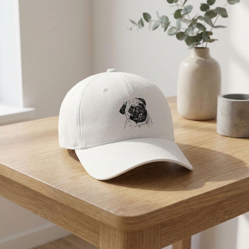 Custom Pet Baseball Hat, Personalized Dog Portrait Hat, Photo on Hat ...