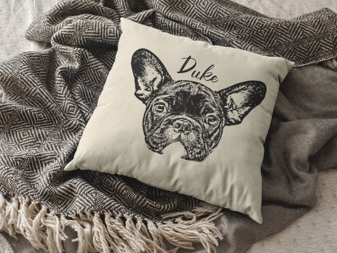 Custom Dog Pillow From Photo Personalized Dog Pillow Custom - Etsy