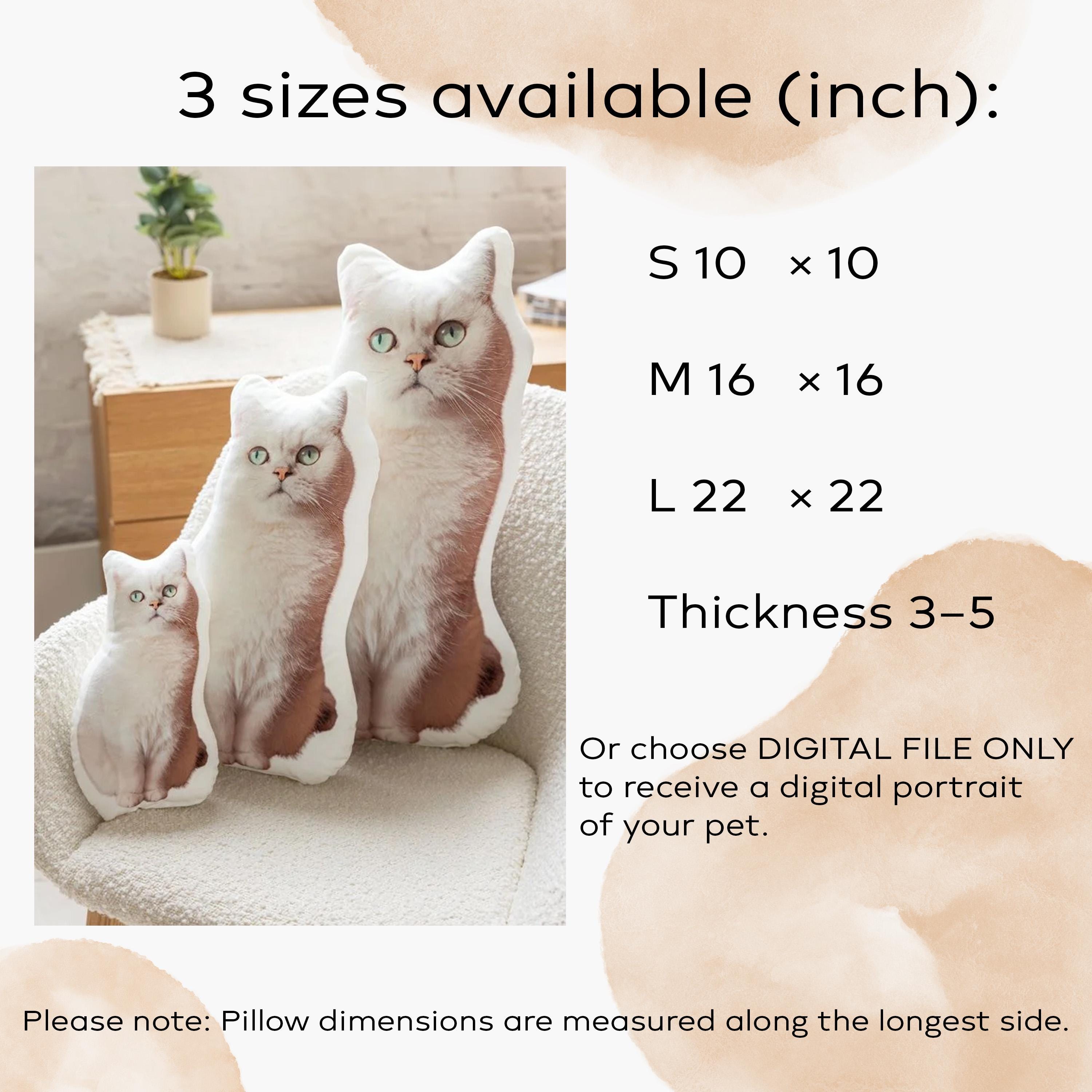 Custom 3D Pet Pillow, Custom Shaped Pillow From Photo, Pet Memorial ...