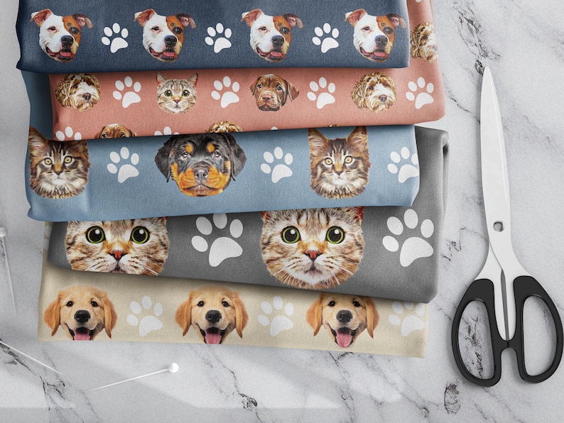 Custom Pet Fabric, Custom Photo Quilt Blocks, Print Your Photos on ...
