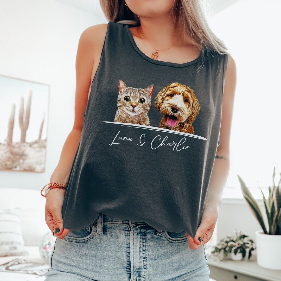 Custom Pet Tank Top, Comfort Colors Tank Top, Unisex Dog Tank Tops for ...