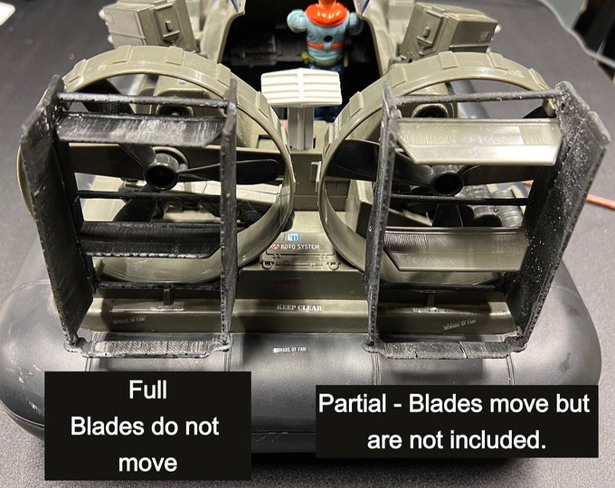 GI Joe Killer Whale 3D Printed Restoration Vertical & Horizontal Vane ...