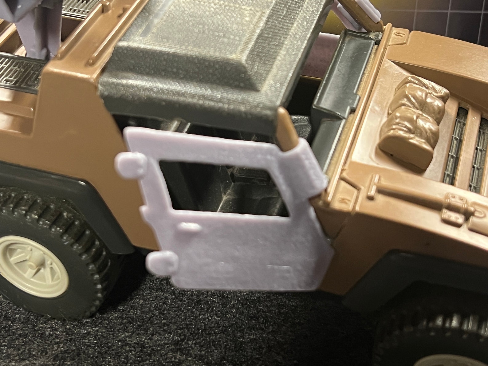 G.I. Joe ARAH VAMP Mk2 Turret Mount/rack Door and Gas Cans Replacement ...