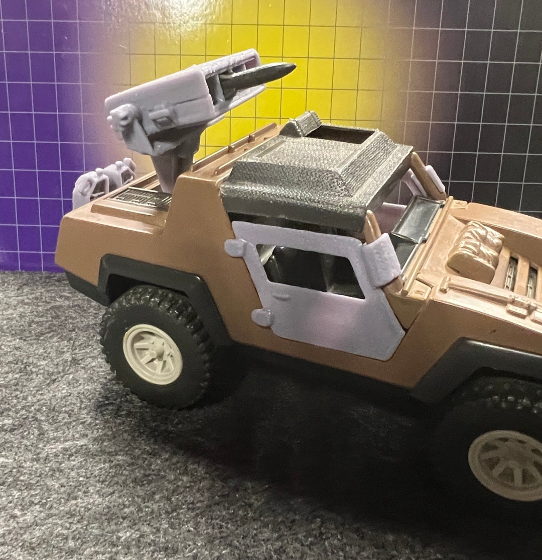 G.I. Joe ARAH VAMP Mk2 Turret Mount/rack Door and Gas Cans Replacement ...