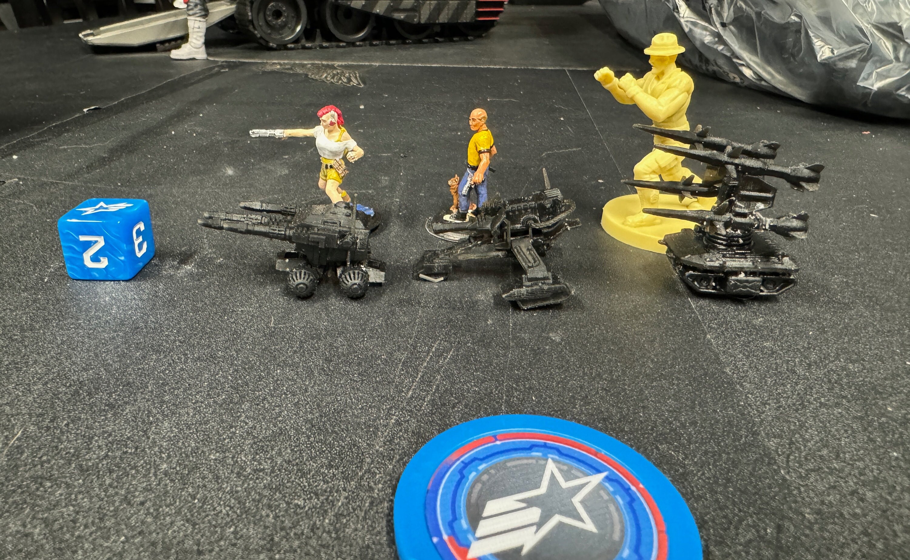 G.I. Joe PAC RAT Missile Launcher Flamer Machine Gun Miniatures 28-40mm ...