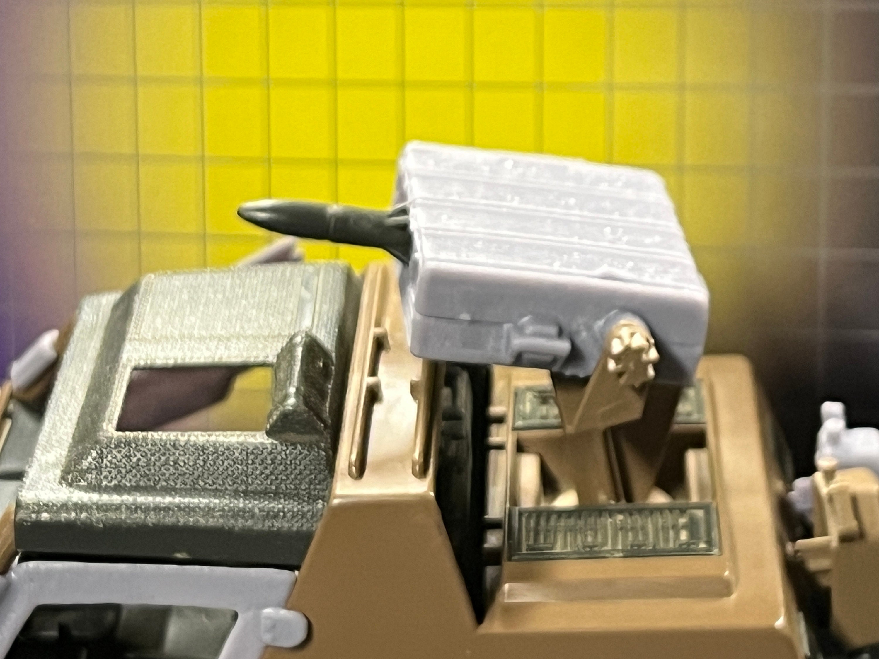 G.I. Joe ARAH VAMP Mk2 Turret Mount/rack Door and Gas Cans Replacement ...