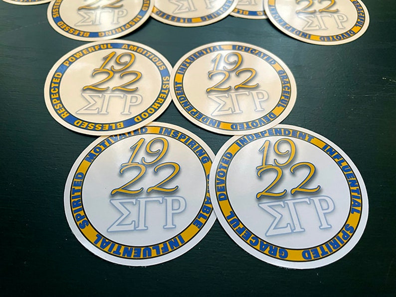 Sigma Gamma Rho 1922 Stickers, Sticker Shop, Sorority, College, Pledge ...