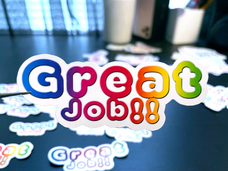 Great Job Sticker pack, teacher, stickers, students, kids, class - Etsy.de